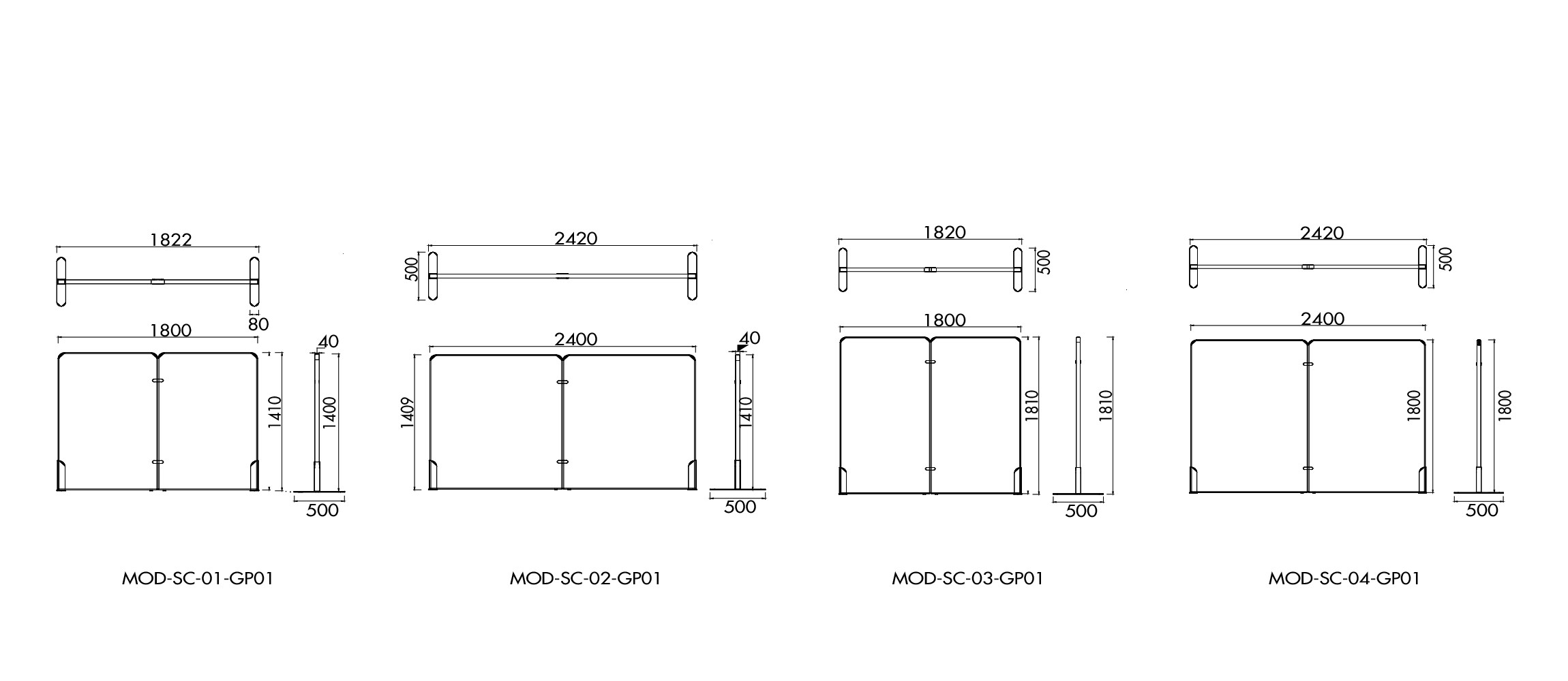 Modo Pod Screen / Flat